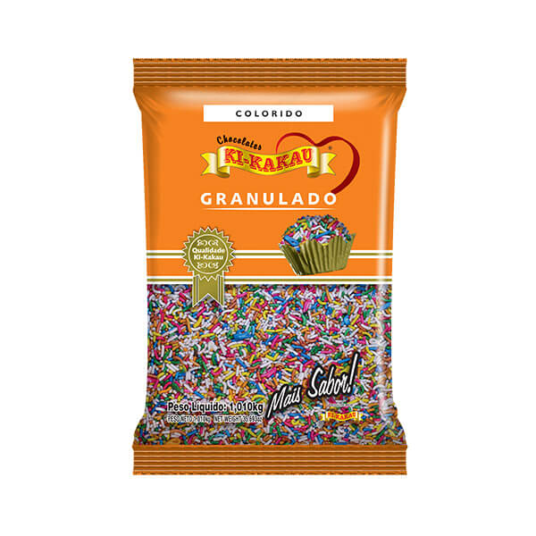 Granulado Colorido 10x1,010kg - Chocolates Ki-Kakau