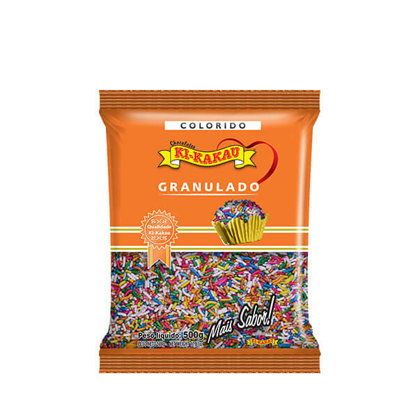 Granulado Colorido 20x500g - Chocolates Ki-Kakau